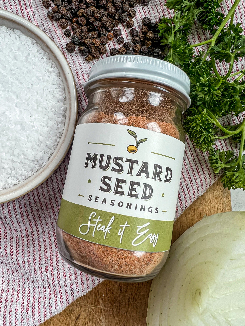 Steak It Easy Seasoning Blend – Mustard Seed Seasonings